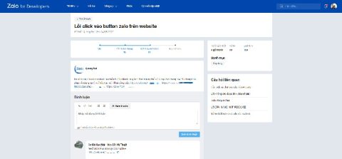 Lỗi click vào button zalo trên website - Zalo cập nhật tính năng tìm ...
